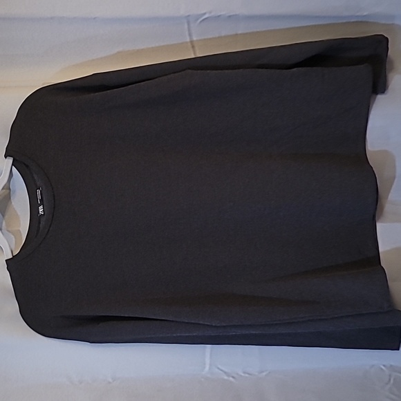 Zara | Tops | Zara Dark Gray Long Sleeve Top | Poshmark